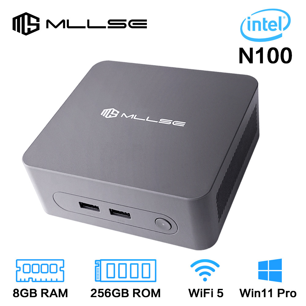 MLLSE G3 Mini PC Gemini-Lake N100 Windows 11 Pro Intel 12th DDR4 8GB ...