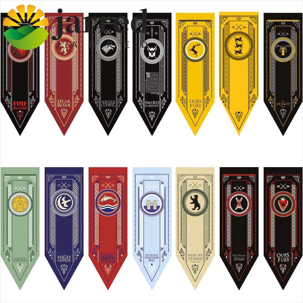 Jarred ธงเกม Stark Flag Song Dragon สําหรับตกแต่งบ้าน | Shopee Thailand