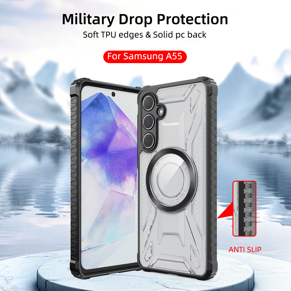 สําหรับกรณีแม่เหล็ก Samsung Galaxy A55 A35 A25 A15 A05S A05 A54 A34 A24 A14 A04S A13 A04E 4G 5G ...