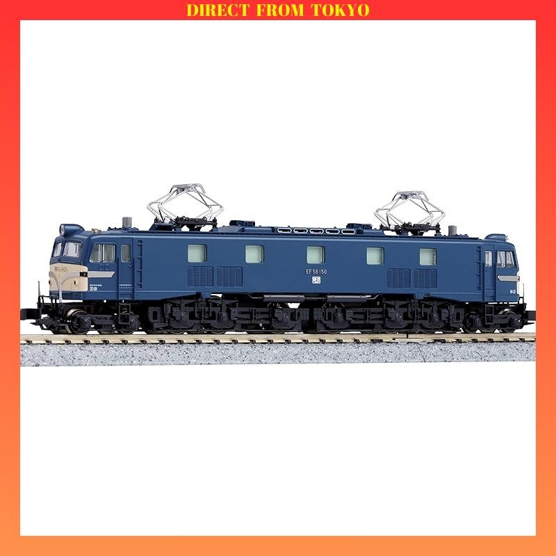 KATO N Scale EF58 150 Miyahara Depot Blue 3049-2 Railway Model Electric Locomotive | Shopee Thailand
