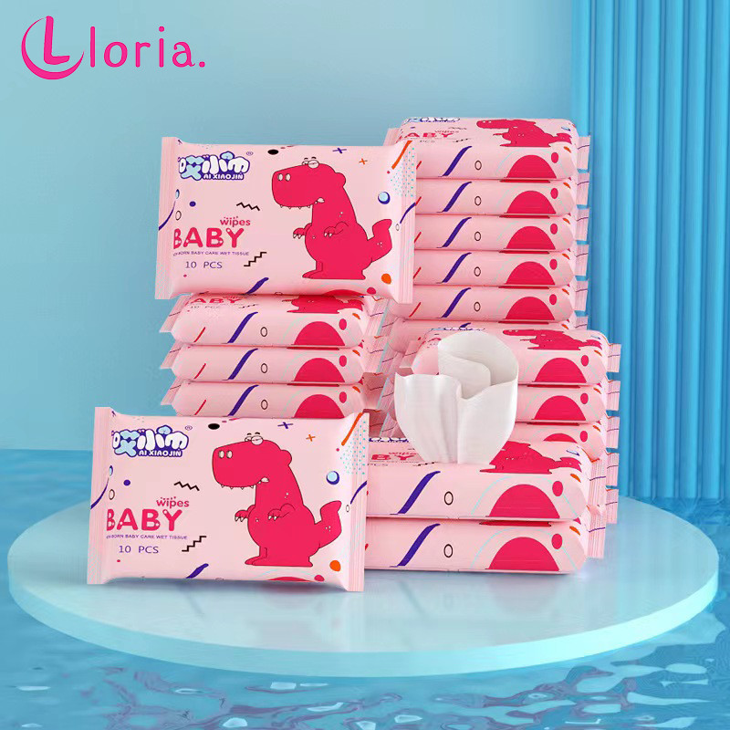 LORIA. 1แพคมี 1/10/80แผ่น ทิชชู่เปียกเด็ก ทิชชูเปียก ไม่มีแอลกอฮอล์และ ...