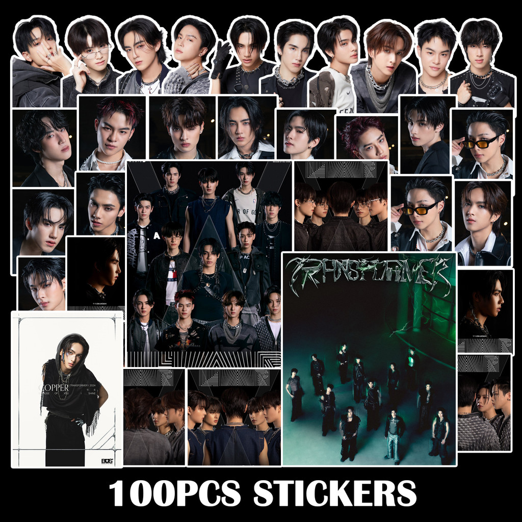 Transformer LIAR 100 ชิ้น BUS สติ๊กเกอร์ เพราะคุณ I Shine Card peemwasu ...