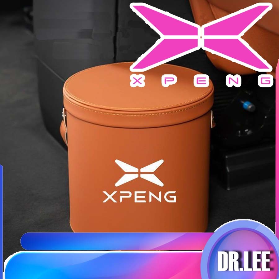 [พร้อม] XPENG G6 พื้นผิวหนังรถพร้อมฝาปิดถังขยะถังเก็บ XPENG X9 Body Kit ...