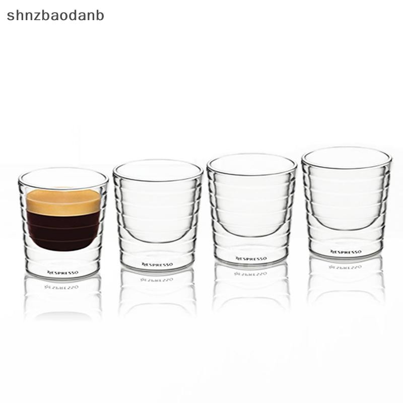 [shnzbaodanb] ถ้วยแก้วผนังคู่เป่ามือ แก้วกาแฟ Nespresso และถ้วย แก้วเก็บความร้อน TH | Shopee ...