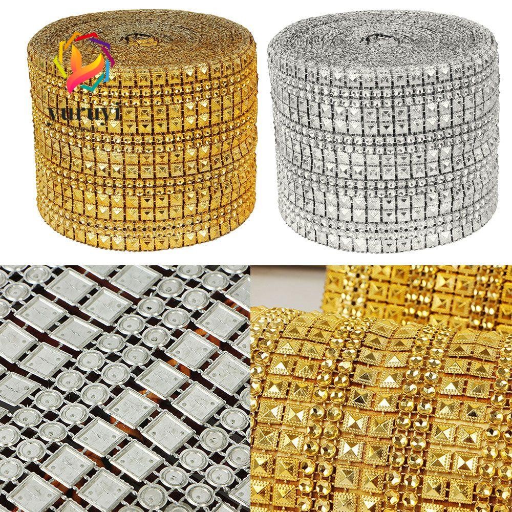 YURUYI ตาข่ายม้วนตกแต่งโต๊ะ DIY Decor Party Supplies เพชรสองแถว | Shopee Thailand