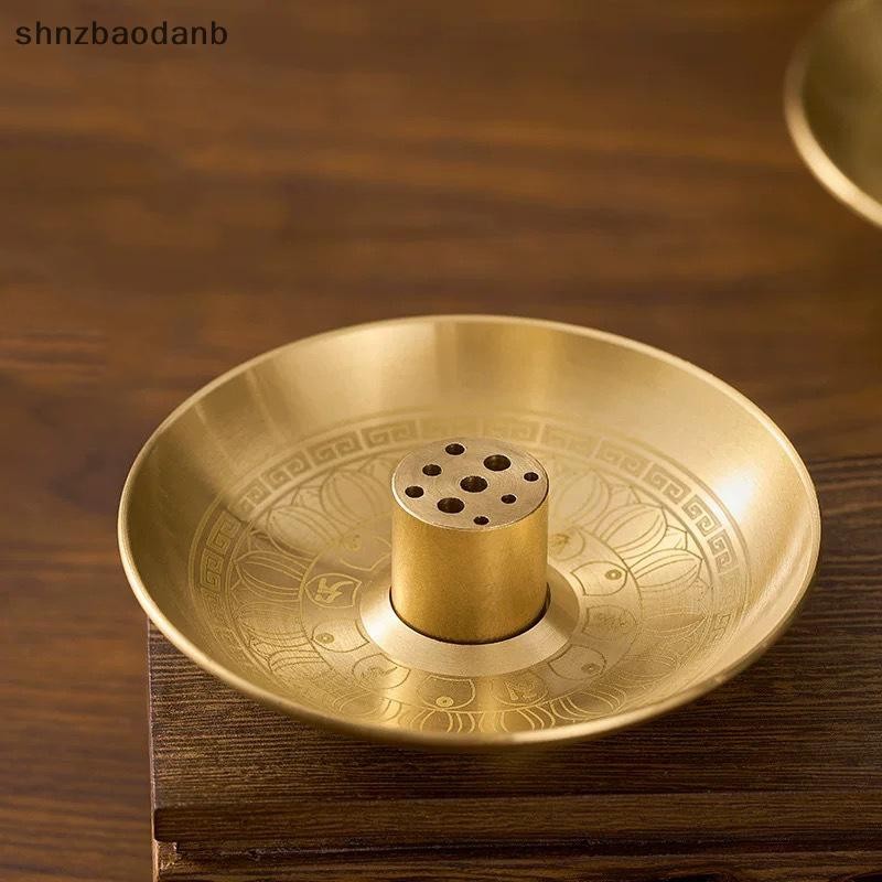 [shnzbaodanb] กระถางธูปทรงกลม 9 หลุมผู้ถือธูปธูปแผ่นถาด Palo Santo ผู้ถือ Sage สําหรับ Mediation ...