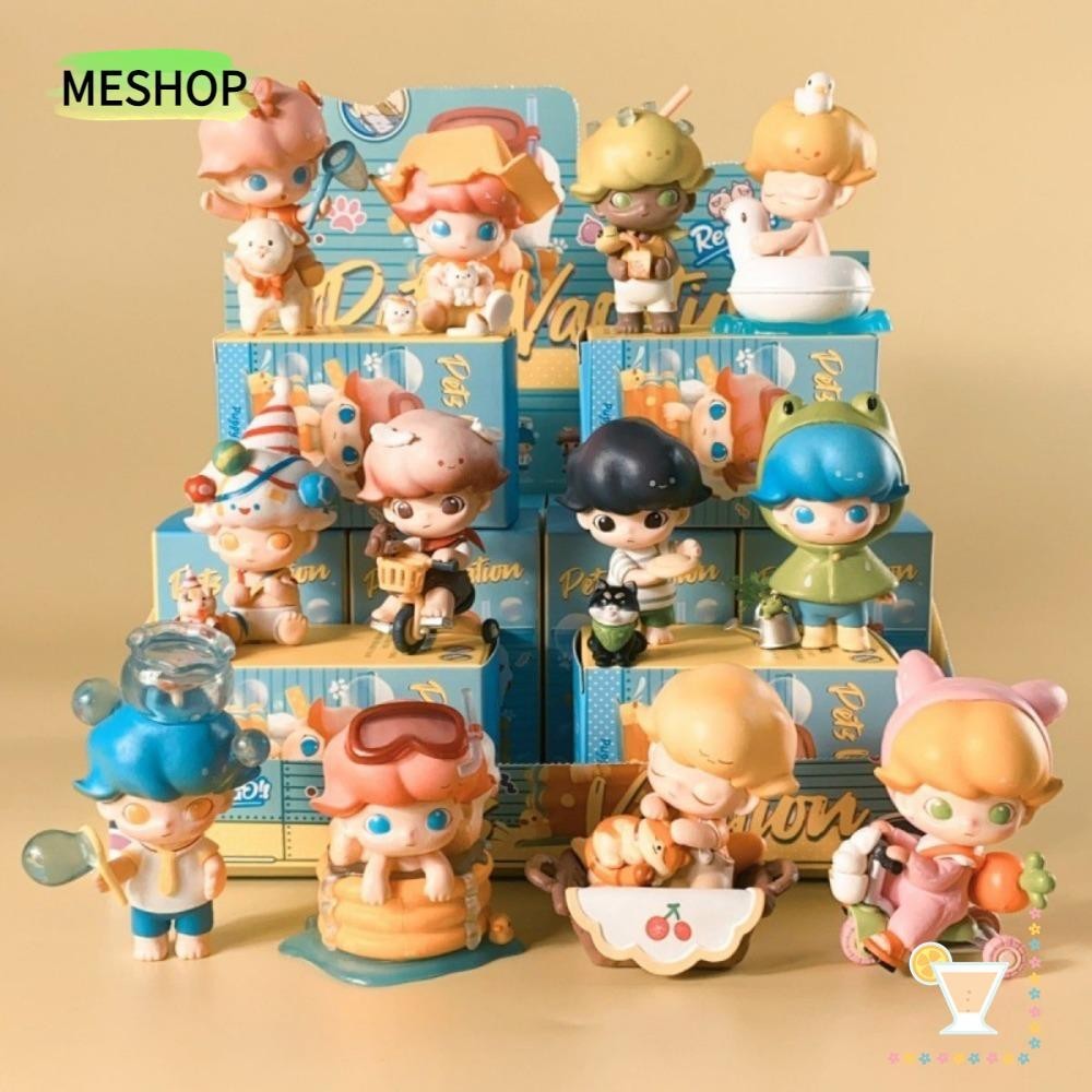 Me ฟิกเกอร์อนิเมะการ์ตูน, Dimoo Pets Vacation POPMART Bubble Marte Box ...