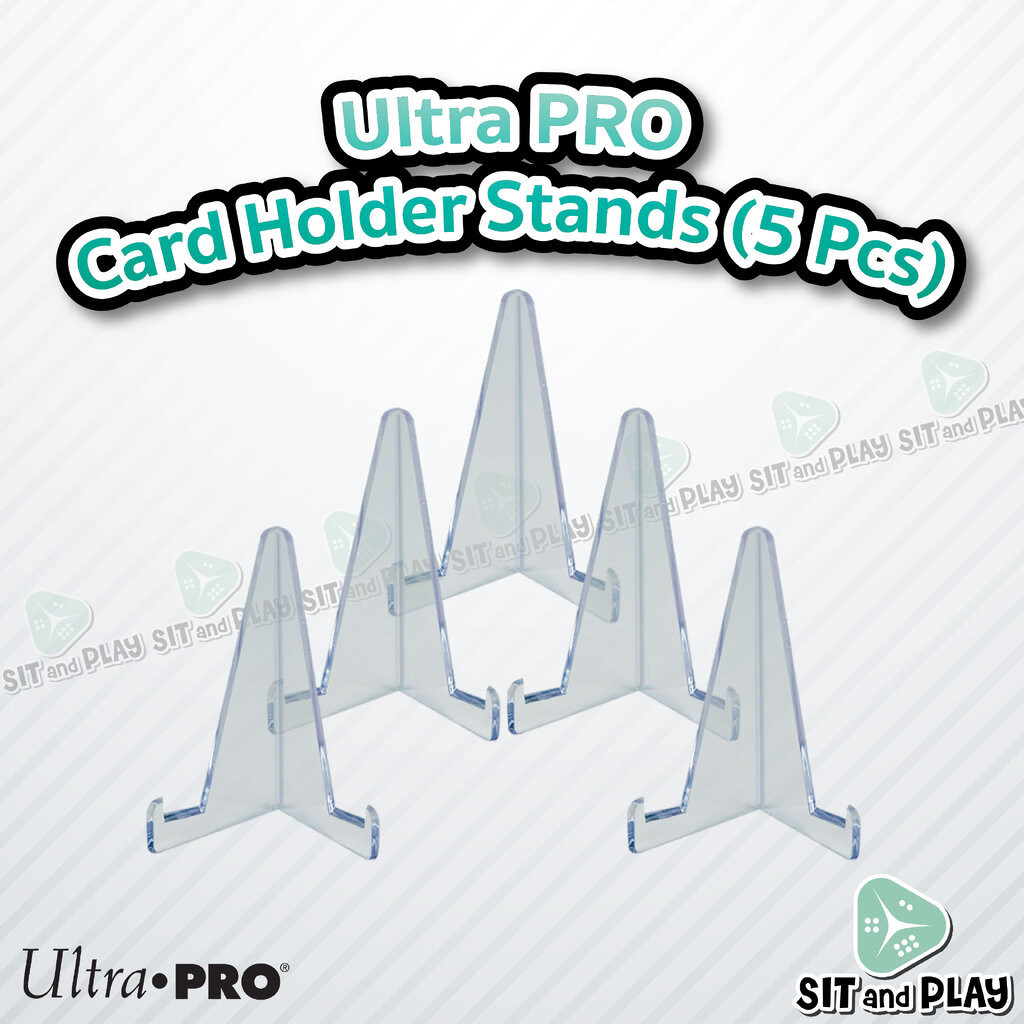 Ultra PRO - Lucite Card Holder Stands (5 ชิ้น) ขาตั้งโชว์การ์ด สำหรับ ...