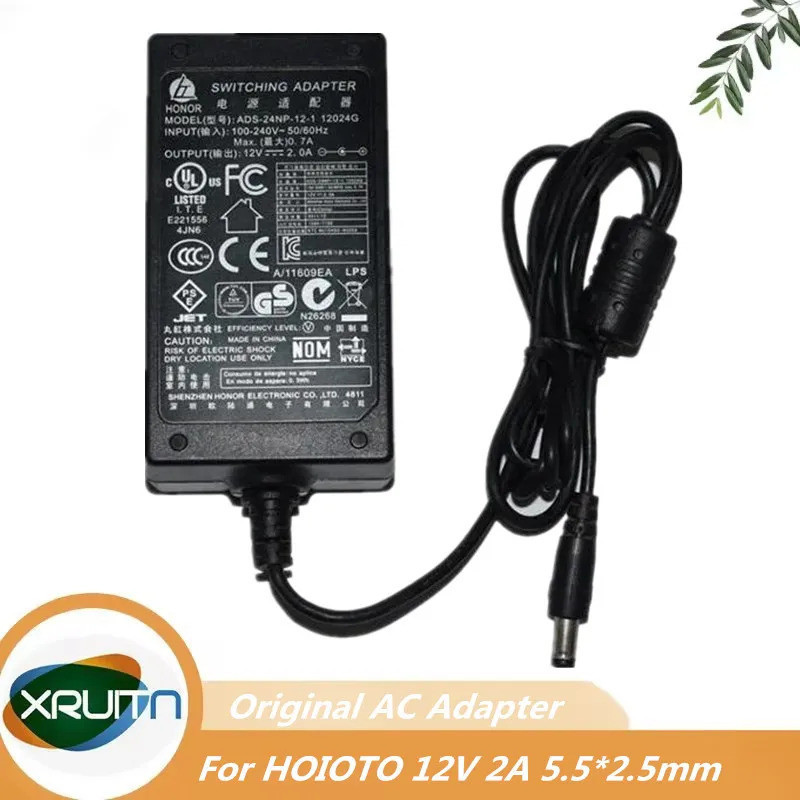 Original 24W 12V 2A Switching AC/DC Power Adapter ADS-25NP-12-1 12024E สําหรับ HOIOTO ADP24-12A ...