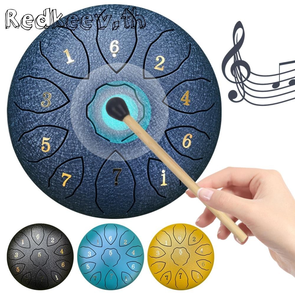 8 นิ้ว 11 หมายเหตุลิ้นเหล็กกลอง F Key Handpan กลองเสียง Healing ...