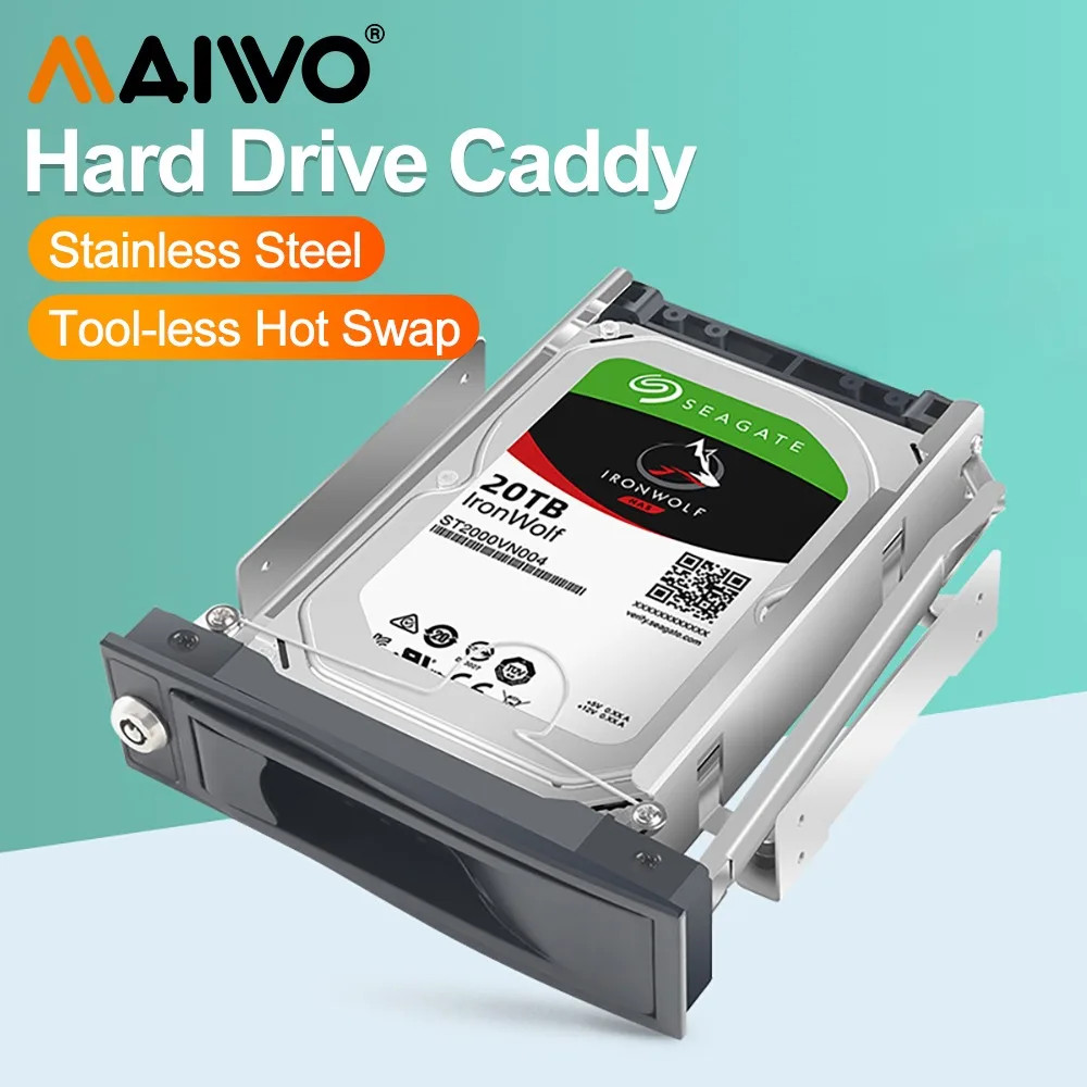 Maiwo CD-ROM Space HDD Mobile Rack ภายใน 3.5 นิ้ว HDD แปลง Enclosure 3. ...