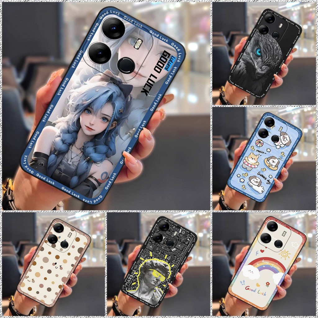 Cartoon Full wrap Phone Case For Tecno POP7 Pro/Spark Go 2023/BF7 Cute ...