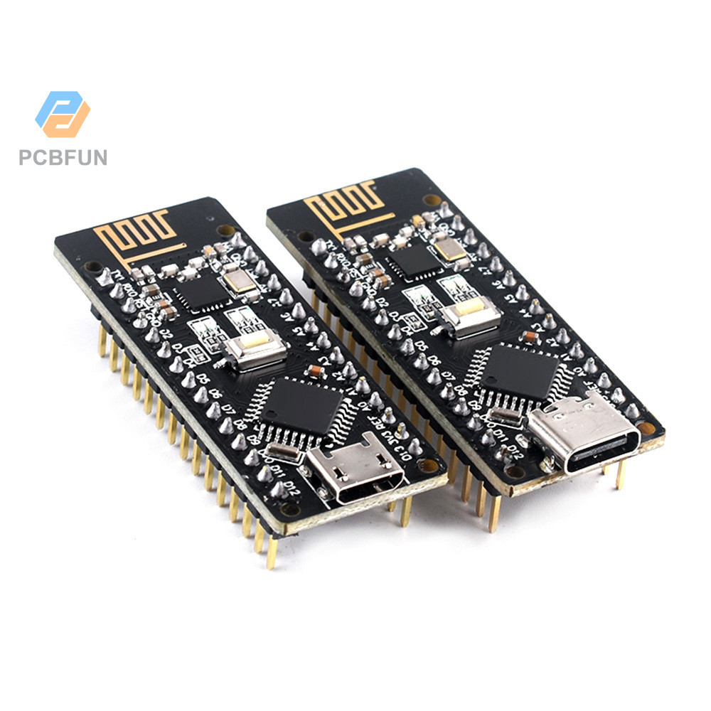Pcbfun Nano 3.0 ATmega328P Type-C USB CH340 Controller สําหรับ Arduino ...