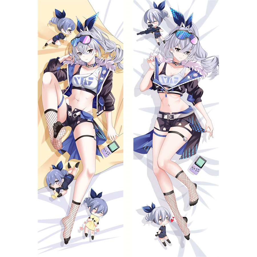 ผลกระทบ Honkai 3 Dakimakura Sushang หมอน Benghuai Xueyuan คอสเพลย์ยาวชีวิตขนาดกอด Otaku Body ...