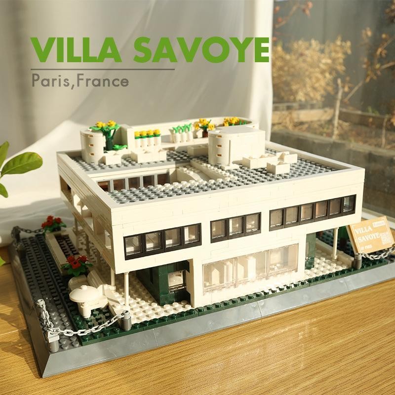 เข้ากันได้กับ Lego Wange World Building, Paris, France Savoy Villa, ของ ...