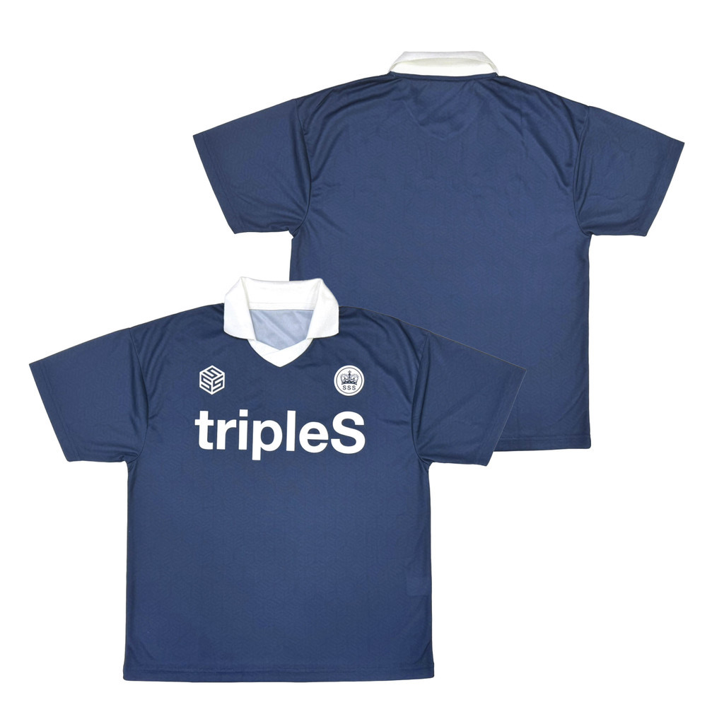 Triples Blue Fully Sublimatedเสื้อแขนสั้นกีฬาลําลองแขนสั้นราคาถูกเสื้อ ...