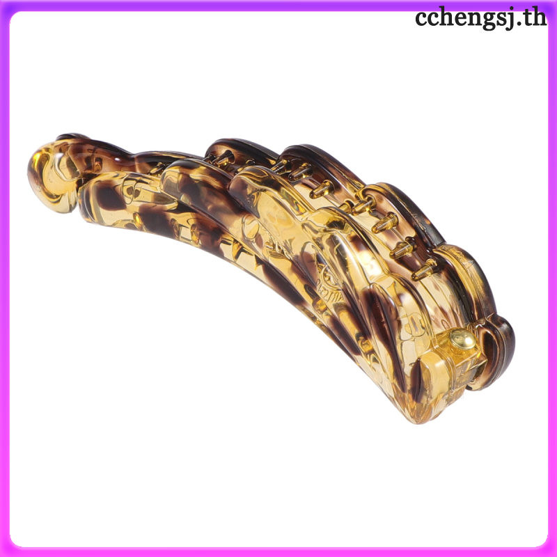 ผม Barrettes Fine คลิปผู้ถือหางม้า Grips คลิป Claw Banana Updo Miss ...