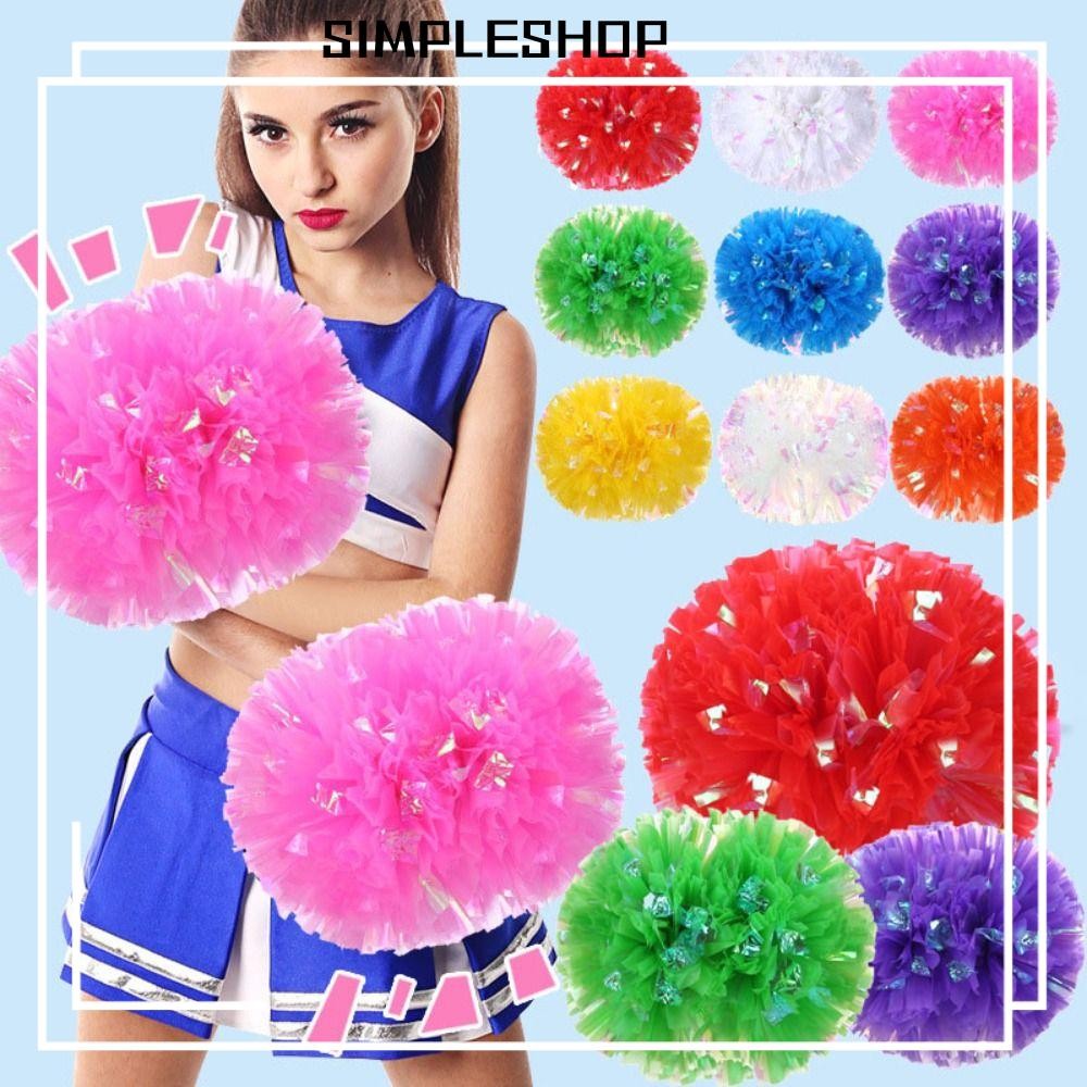 SIMPLESHOP ราคาถูก Pompoms 9 สี 32*30 ซม. เกม Pompoms, คุณภาพสูง Vocal Concert Decorator กีฬา ...