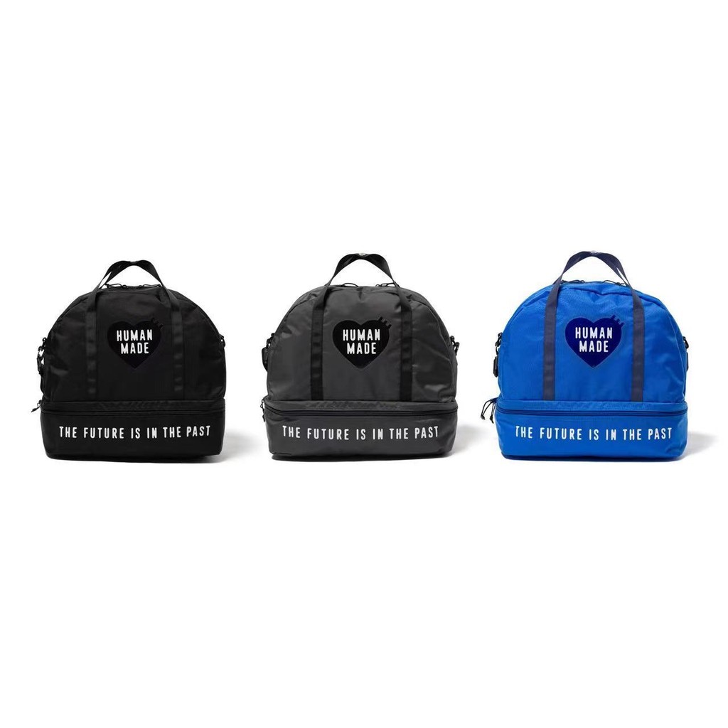 HUMAN MADE BAG Nylon Jin Fabric Boston BAG กระเป๋าเดินทาง Gym BAG Dry ...