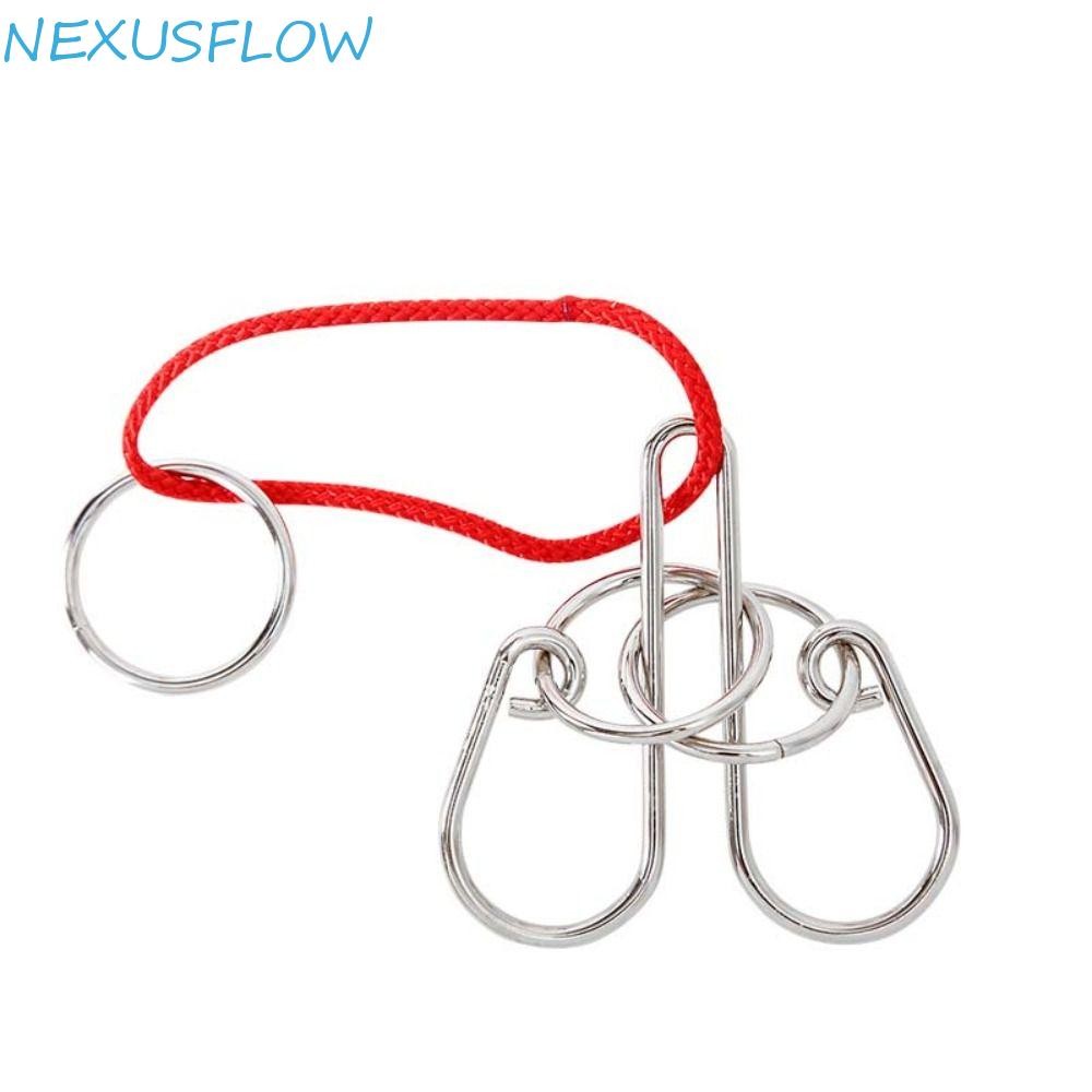 NEXUSFLOW 3D โลหะปริศนา Diy ส่วนบุคคลของขวัญ IQ Mind 3d ปริศนาลวด Brainteaser เกมความรู้ความ ...