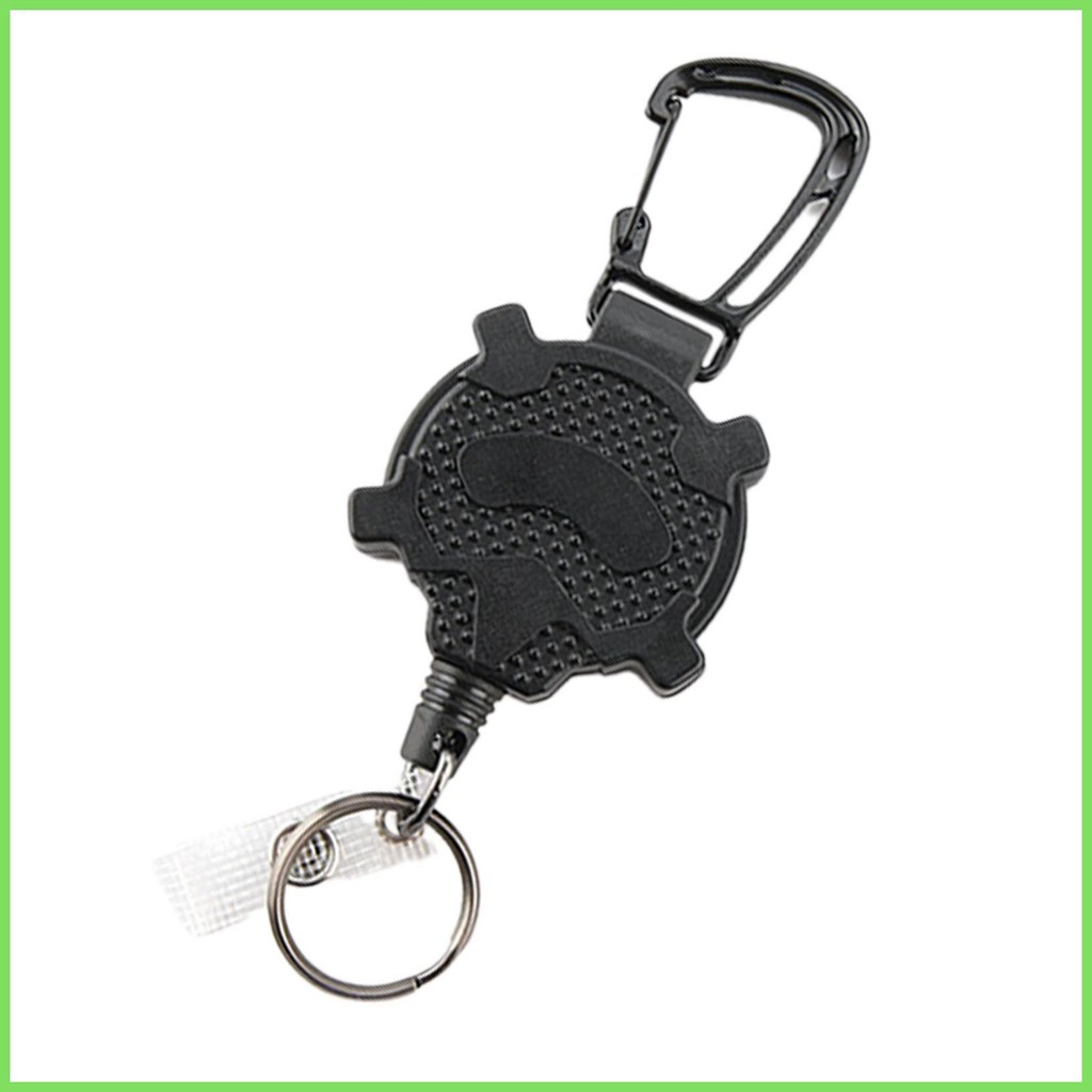 Heavy Duty Retractable Badge ผู้ถือหดลวดเหล็ก Key Extender Badge Reel ...