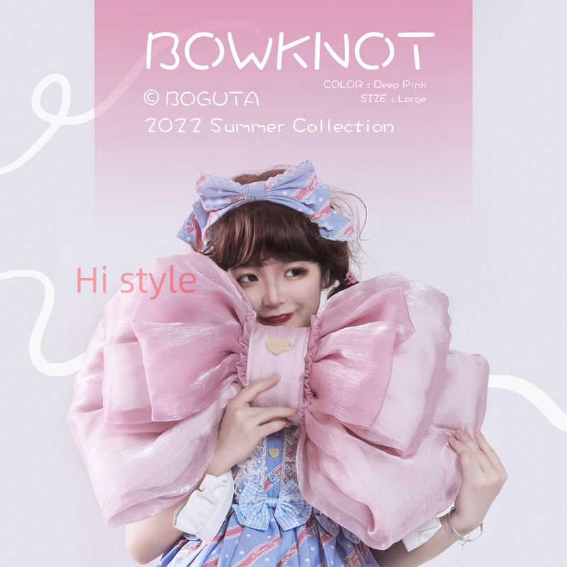 Boguta Gauze Bow Backpack กระเป๋าโลลิต้า | Shopee Thailand