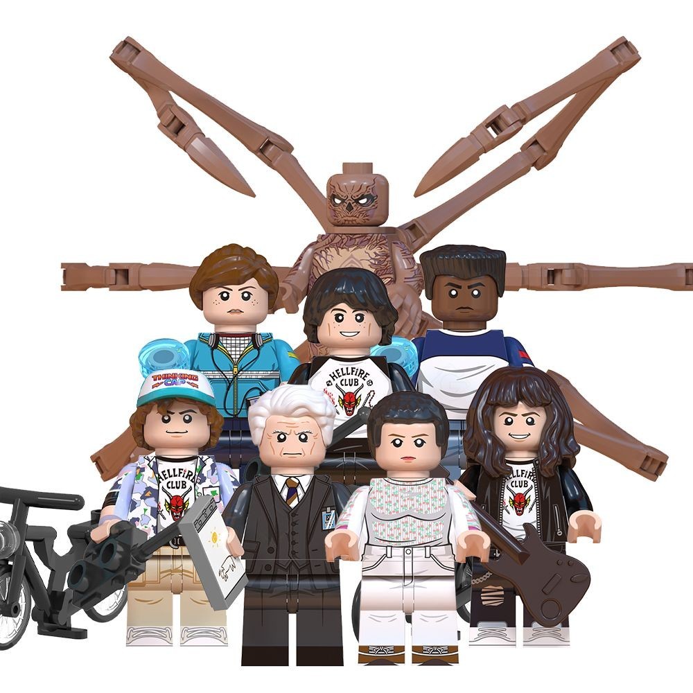 เข้ากันได้กับ Lego Stranger Things Mike Dastin Brenna บล็อกตัวต่อเพื่อ ...