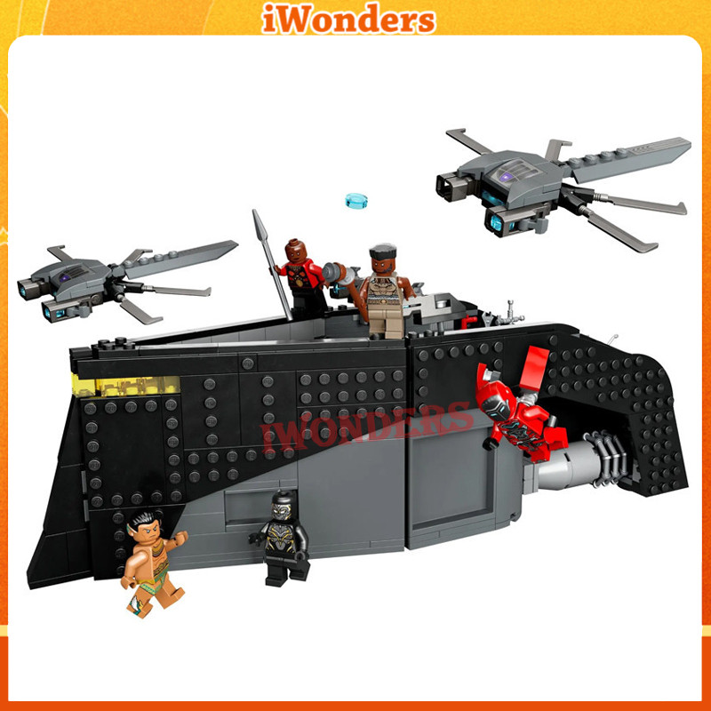 76214 Marvel War on The Water Black Panther: Wakanda Forever Building ...