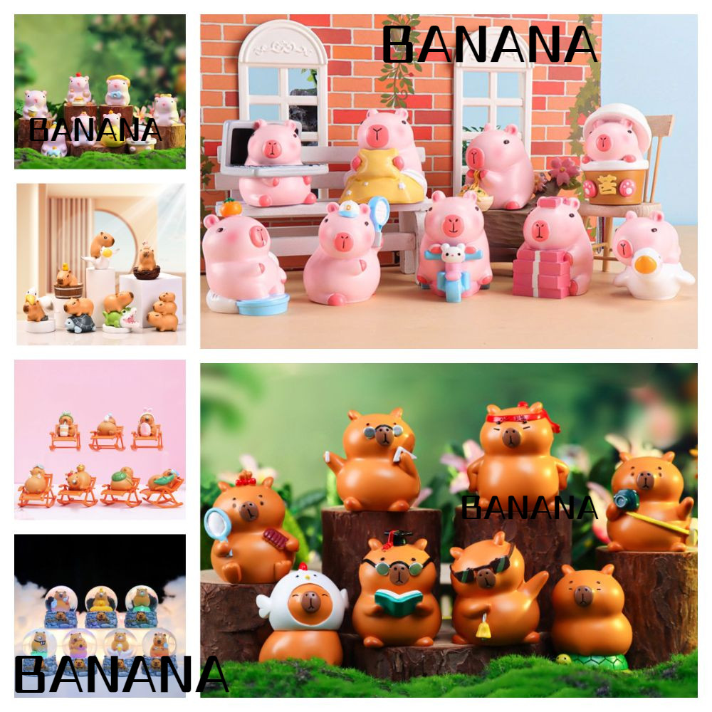 Banana1 1PC Capybara กล่อง, Mini สุ่ม Capybara Surprise กล่อง, หลากสี ...