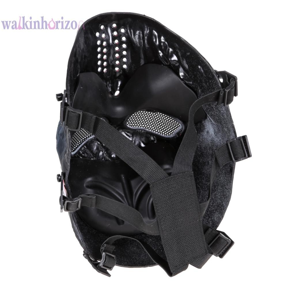 Airsoft Paintball Full Face Protection Skull Mask อุปกรณ์กลางแจ้ง ...