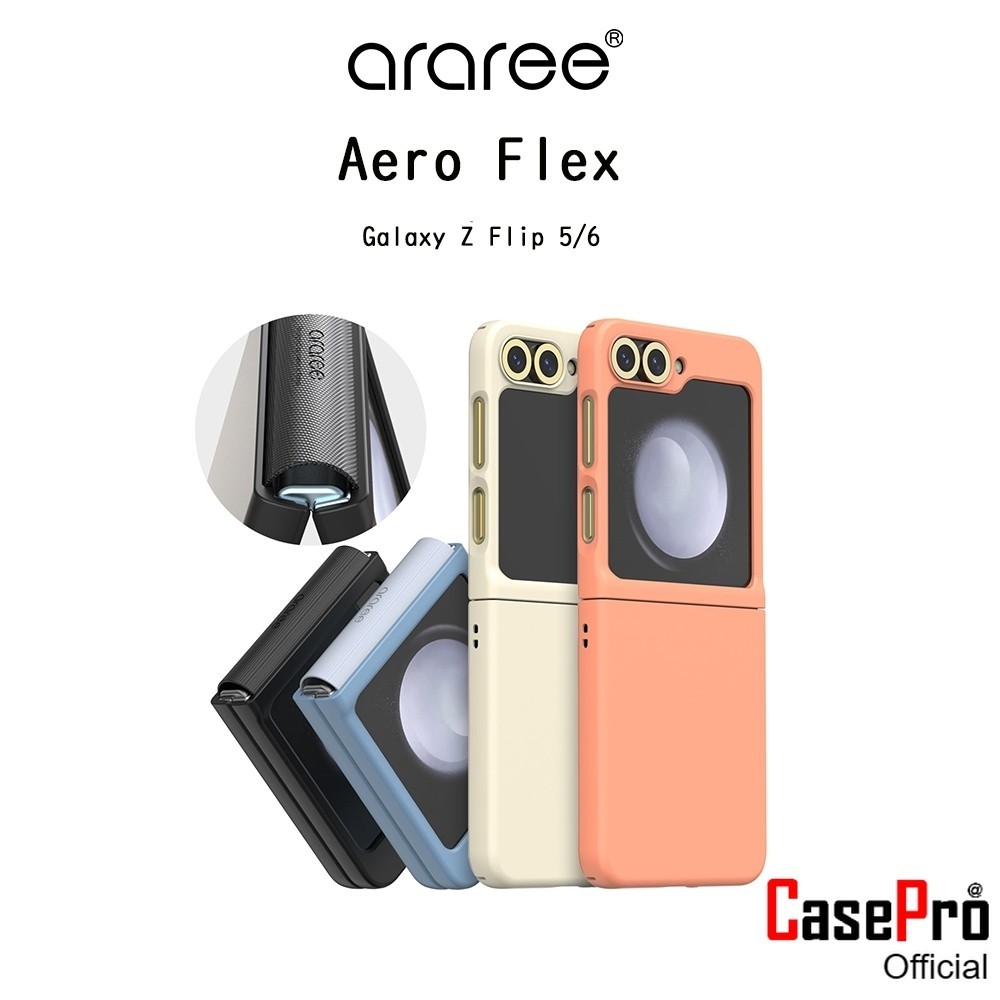 Araree Aero Flex เคสกันกระแทกเกรดพรีเมี่ยมจากเกาหลี เคสสำหรับ Galaxy Z Flip 5 / 6 | Shopee Thailand