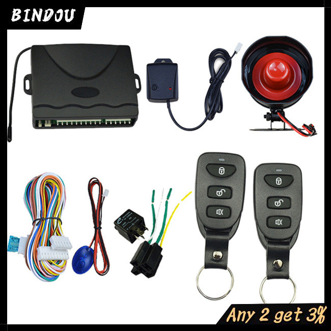 [BIN] Universal 12V Auto Car Vehicle Security System Burglar Alarm ...