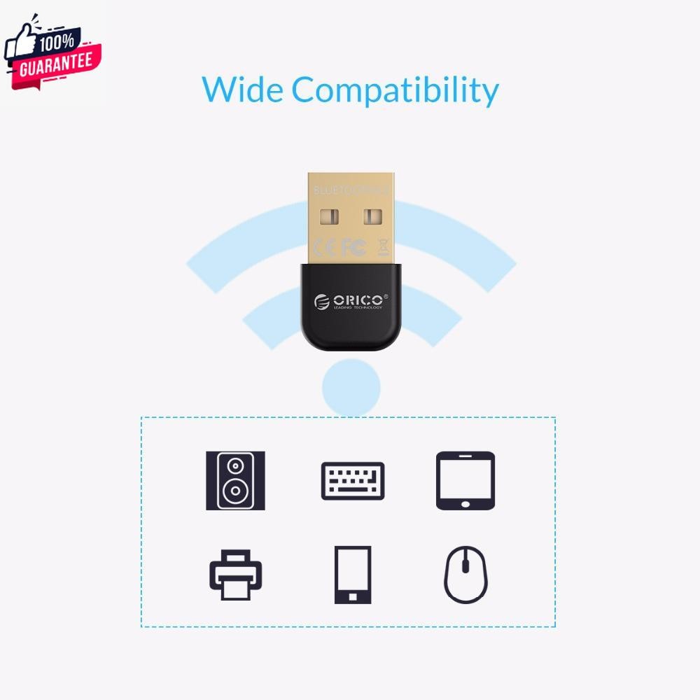 ORICO BTA-403 Bluetooth Adapter V4.0 Receiver เชื่อมต่อจอย PS4 เข้ากัคอมพีซี ใช้กั Windows 10 ...