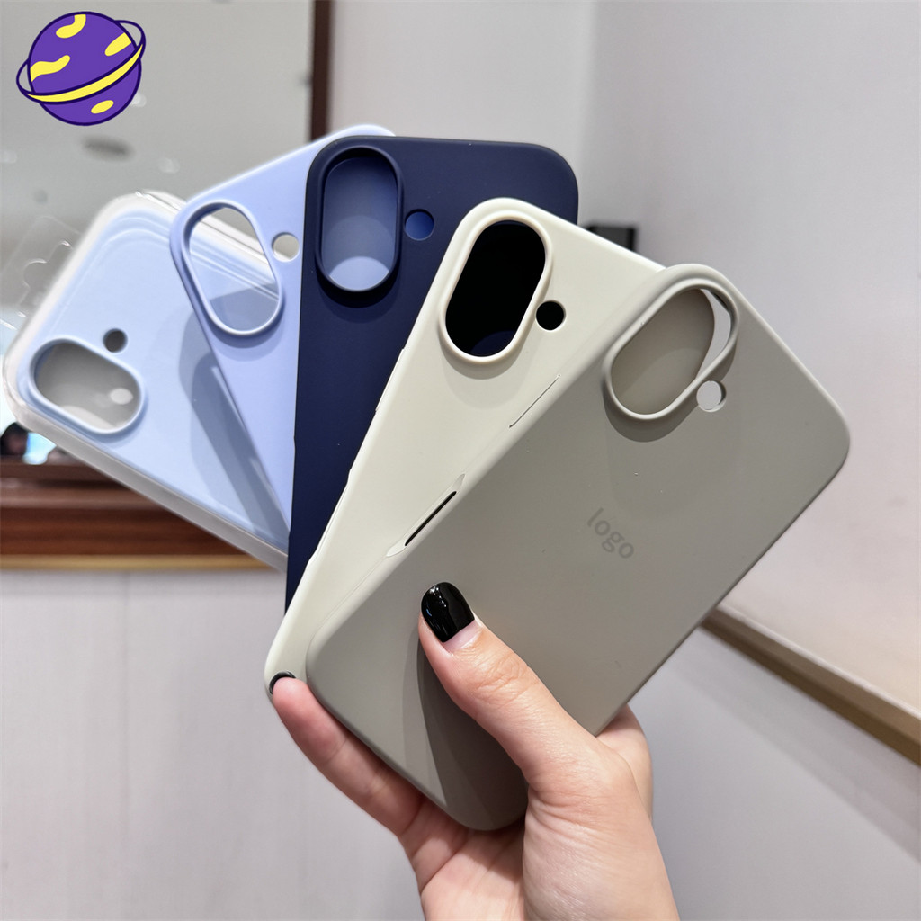 Midnight Blue IP16 ซิลิโคนเหลวเคสโทรศัพท์เหมาะสําหรับ IPhone 16 15 14 ...