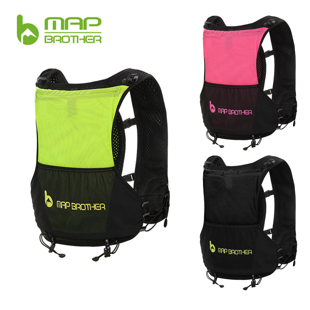 เป้น้ำใส่วิ่ง MAP BROTHER ถุงน้ำแบบพกพากลางแจ้ง เหมาะสำหรับ วิ่งเทรล ...