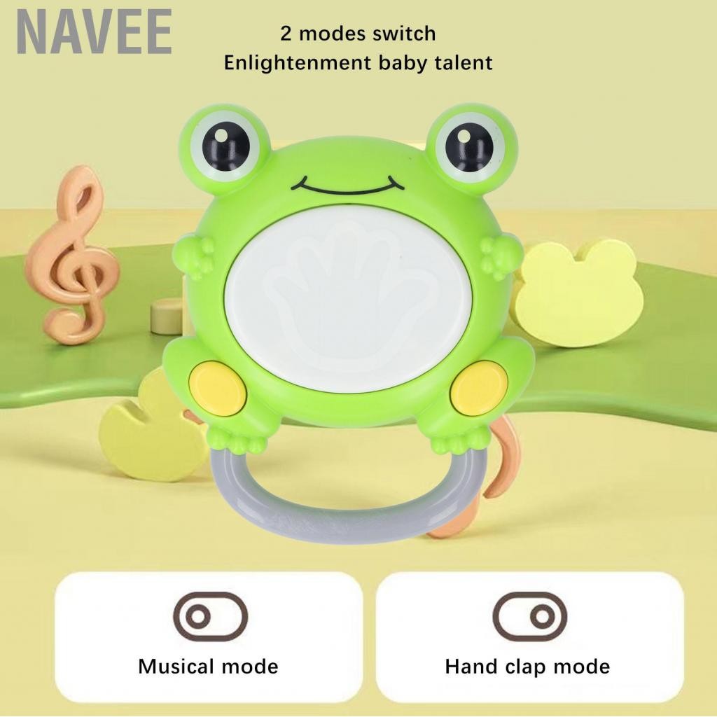 NAVEE Baby Light Up Hand Toy อิเล็กทรอนิกส์ Rattle และดนตรีดนตรี Early ...