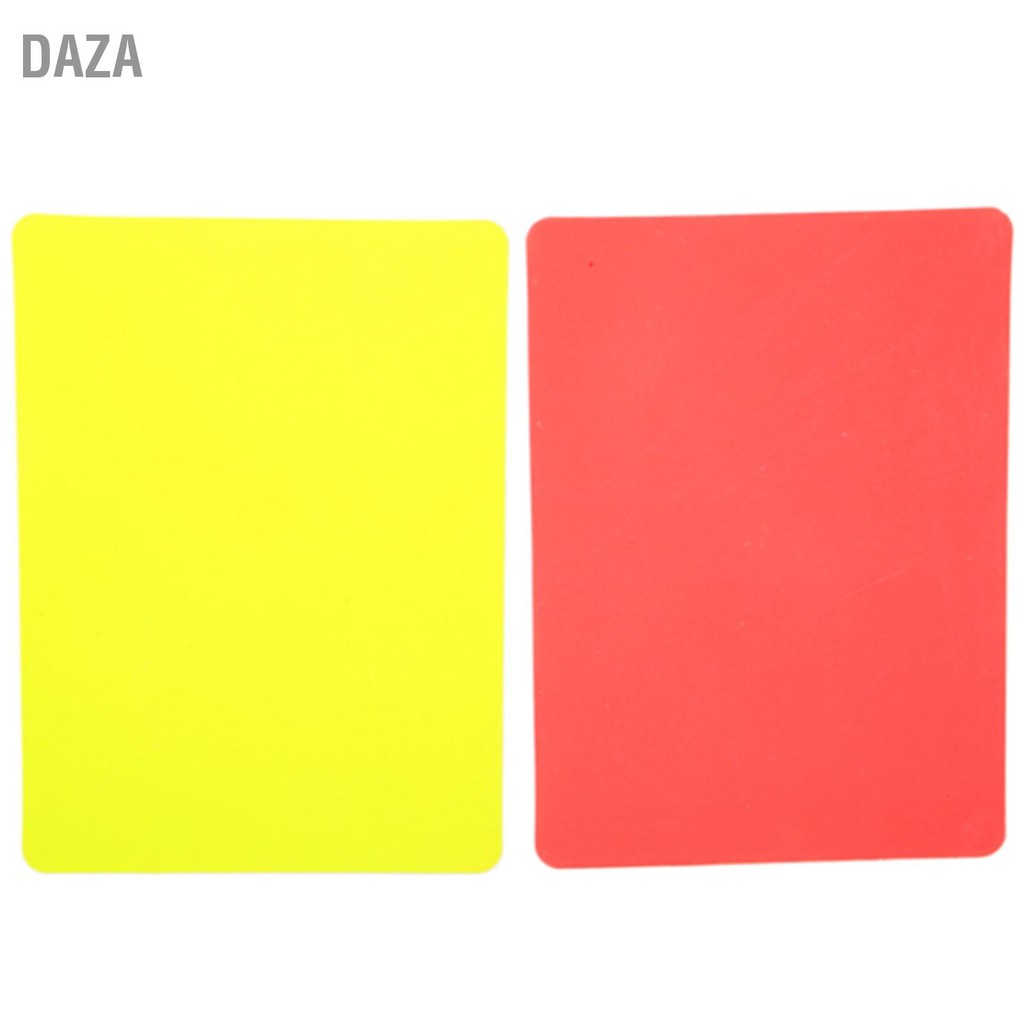 DAZA ฟุตบอลใบแดงและเหลืองบันทึกเกมฟุตบอลผู้ตัดสินเครื่องมืออุปกรณ์ ...