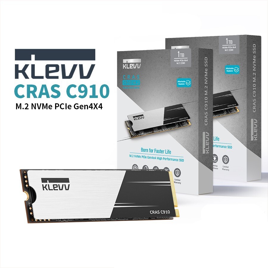 SSD KLEVV CRAS C910 M.2 2280 NVMe PCIe GEN4x4 500GB 1TB 2TB | Shopee ...