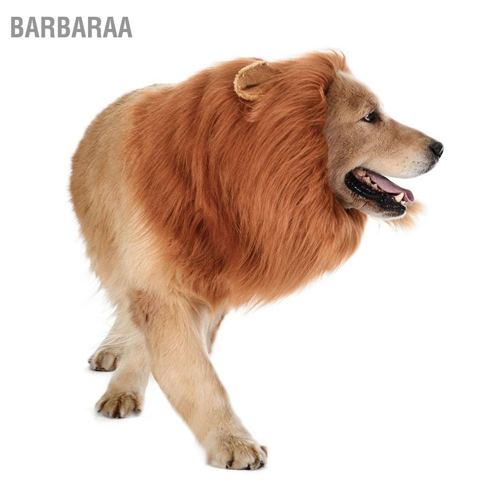 Barbaraa สุนัข Lion Mane เครื่องแต่งกายแยบยลปรับสัตว์เลี้ยง หัวพร้อมหาง ...