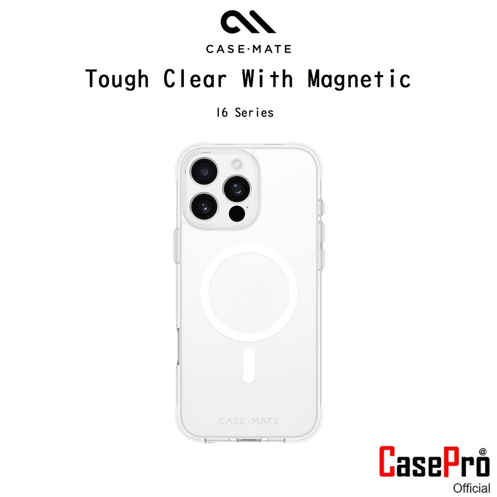 Case-Mate Tough Clear With Magnetic เคสใสกันกระแทกระดับ3.5เมตรเกรดพรีเมี่ยม เคสสำหรับ iPhone16 ...