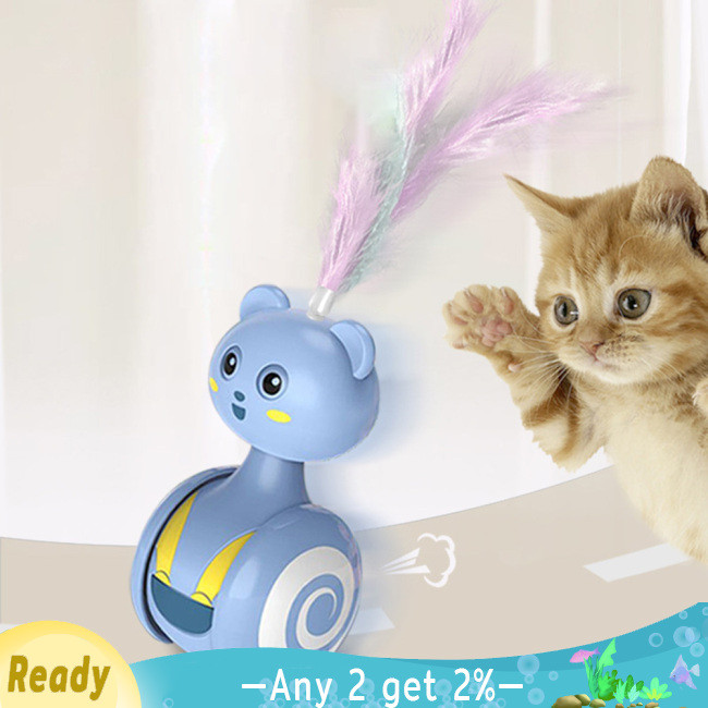 Wuyuans ของเล่นแมวอัตโนมัติ Interactive ตลก Tumbler ออกแบบ Scratch ...