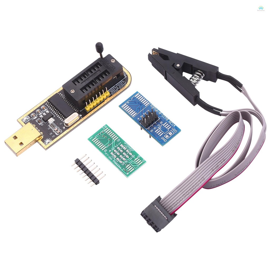 Yb1 ProgrammerCH341A USB Programmer EEPROM BIOS Flasher วงจรลอจิกที่ตั้งโปรแกรมได้ SOP8 แฟลชคลิป ...