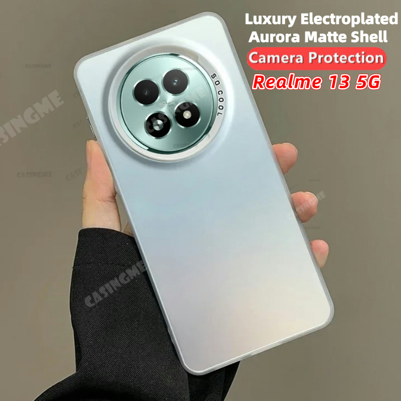 Realme 13 13 + 5G 2024 หรูหราชุบ Aurora สําหรับ Realme 13 5G Realme13 ...