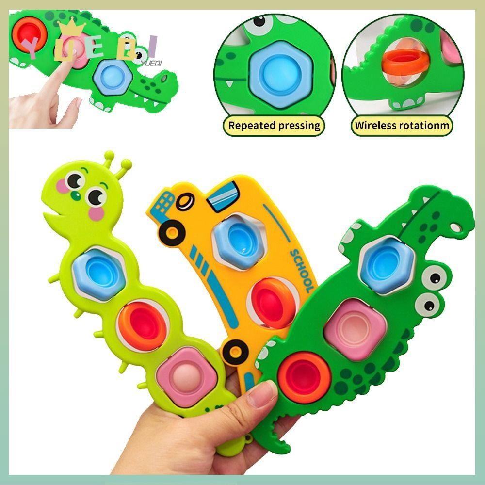 YUEQI Finger Press ของเล่น, Fidget Popper Early Education Baby Sensory ...