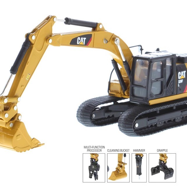 พร้อมสต็อก 1: 64 DM CAT 320F Lpillar Carter Excavator Engineering Truck ...
