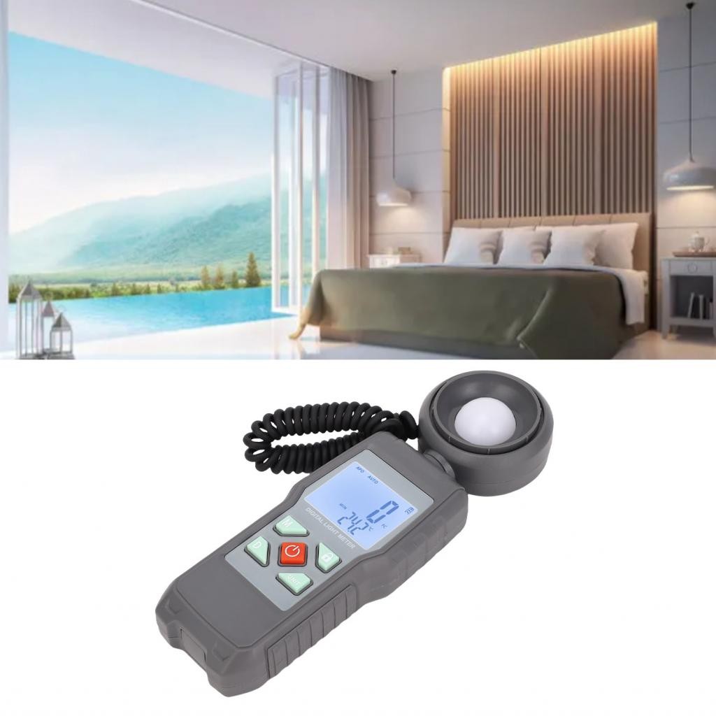 Digital Luminous Flux Meter 200000LX LX การวัดความสว่างแสง 0.1LX ความ ...