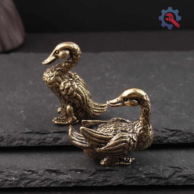 [GEX] Vintage Howling Duck เครื่องประดับทองแดงตุ๊กตา Feng Shui คอลเลก ...