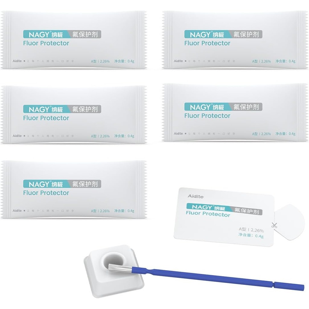 Fluoride Varnish Gel, 0.4ml, Fluor Protector, Cavity Prevention (5pcs ...