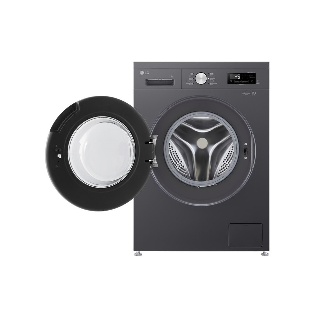 LG เครื่องซักผ้า 9 กก รุ่น FB1209S5M สีดำ ระบบ Inverter Direct Drive ...
