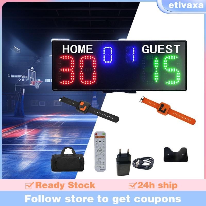 [Etivaxa] Digital Scoreboard Basketball Scoreboard Professional ...